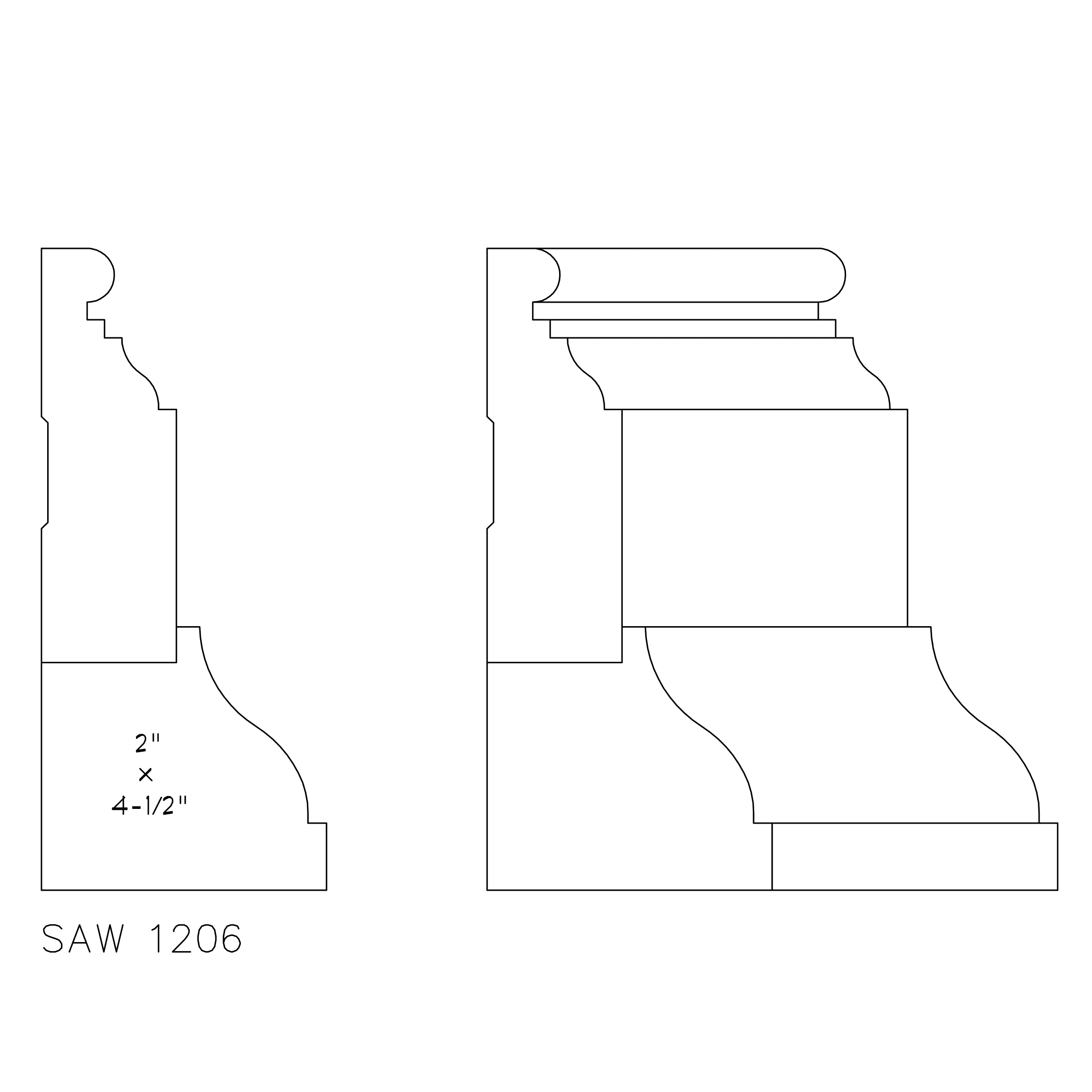 SAW #1206 - Saw Moulding